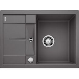 Granitsp&uuml;le Blanco "METRA 45 S Compact", grau (felsgrau), B:68cm, Verbundwerkstoff, K&uuml;chensp&uuml;len, aus SILGRANIT