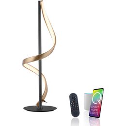 LED Tischleuchte "Q-SWING", anthrazit, 1, &Oslash; 15,5cm H: 50cm, 1 Stk., NEUHAUS Q SMART HOME LIGHTS, Leuchten, LED Tischleuchte