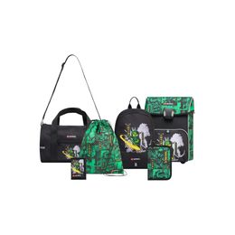 Handtasche Lego "Lego Bag School", Kinder, Gr. onesize, gr&uuml;n, Obermaterial: 100% Polyester, Taschen Handtasche