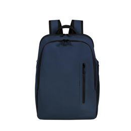 Laptoprucksack Samsonite "GLAM-GO 15,6 Zoll", Damen, Gr. B/H/T: 30cm x 42cm x 13cm, blau (blau nights), Polyester, Rucks&auml;cke Laptoprucksack, mit separatem Laptop- und Tabletfach, mit Rei&szlig;verschluss im Hauptfach
