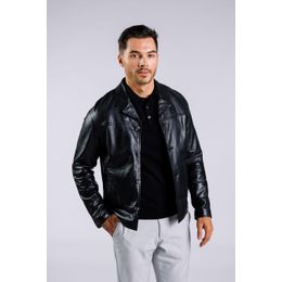 Lederjacke Freaky Nation "Nordic Boy-FN", Herren, Gr. 4XL (56), schwarz, Oberstoff: 100% Leder. Futter: 100% Baumwolle, normal, Jacken