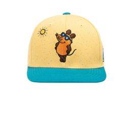 Baseball Cap KOAA "Maus - On the Beach", Jungen, Gr. 1-3, bunt (gelb, t&uuml;rkis), 100% Baumwolle, bestickt, Caps, mit detailreicher Stickerei