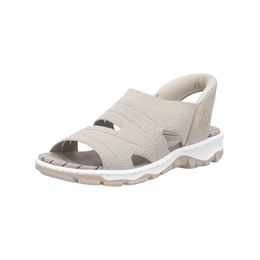 Riemchensandale Rieker "Rieker Sandalen Textil", Damen, Gr. 36, ginger, Textil, Schuhe Riemchensandale