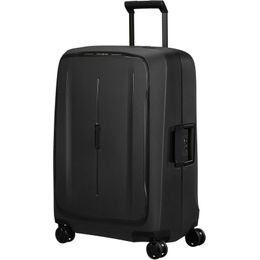 Hartschalen-Trolley Samsonite "ESSENS, verschiedene Gr&ouml;&szlig;en und Farben", Gr. B/H/T: 49cm x 69cm x 30cm 88 l, grau (graphite), Polypropylen, Strukturmuster, Koffer, mit robustem Polypropylen-Geh&auml;use, mit mehreren F&auml;chern