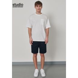 Bermudas STUDIO SEIDENSTICKER "Studio", Herren, Gr. 46, Normalgr&ouml;&szlig;en, dunkelblau, 97% Baumwolle, 3% Elasthan, unifarben, Hosen Bermudas