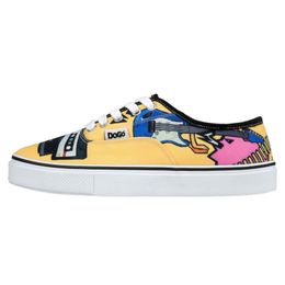 Sneaker DOGO "Onyx Rock On", Damen, Gr. 38, gelb, Textil, Schuhe Sneaker, Handgefertigt