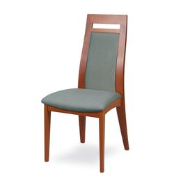 Esszimmerstuhl Home Affaire "CLIO", kirsch, watergr&uuml;n, kirschbaum, watergr&uuml;n, B:48cm H:101cm T:58cm, Massivholz, St&uuml;hle, Esszimmerstuhl, Stuhl mit wasserabweisender Stoff