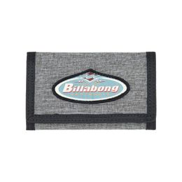 Brieftasche Billabong "Tribong Patch", Herren, grau (grau heather), Obermaterial: 100% Polyester., Kleinlederwaren Brieftasche