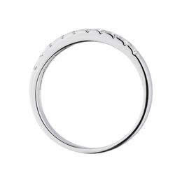 Silberring Jobo "Ring Fingerring" Gr. 50, silber 925, Fingerringe, Damen, 50, Silber 925 (Sterlingsilber), Silberring, 925 Silber rhodiniert mit Zirkonia
