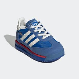 Sneaker adidas originals "SL 72 RS EL I", M&auml;dchen, Gr. 21, blau, core wei&szlig;, better scarlet, Synthetik, Textil, Schuhe Sneaker, f&uuml;r Kinder