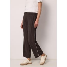 Culotte STREET ONE STUDIO, Damen, Gr. 32, L&auml;nge 28, hide braun, Stoff, 100% Viskose, unifarben, loose fit kn&ouml;chelfrei, Hosen Culotte, im Loose Fit