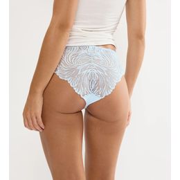 Slip Triumph "Pretty Micro Tai", Damen, Gr. S, light blau, Microfaser, Obermaterial: 86% Polyamid, 14% Elasthan, k&ouml;rpernah, Unterhosen Slip, nahtlos