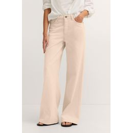 5-Pocket-Jeans Bugatti "Baumwolle", Damen, Gr. 34, Normalgr&ouml;&szlig;en, 50, beige, 100% Baumwolle, Jeans 5-Pocket-Jeans, mit einem geraden Bein