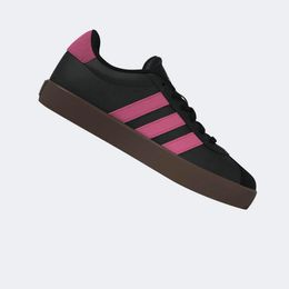 Sneaker adidas Sportswear "VL COURT 3.0", Kinder, Gr. 34, cschwarz, pnkfus, gum5, Leder, Synthetik, Schuhe Sneaker, inspiriert vom Design des adidas samba, f&uuml;r Kinder & Jugendliche