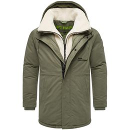 Kurzmantel STONE HARBOUR "Navroos XX", Herren, Gr. XXL (56), gr&uuml;n (olivgr&uuml;n), Obermaterial: 45% Polyester, 45% Baumwolle, 10% Nylon. Futter: 100% Polyester. Wattierung: 100% Polyester. &Auml;rmelfutter: 100% Polyester, gerade Po-bedeckend, hoch geschlossener Ausschnitt, &Auml;rmel ohne &Auml;rmelschlitz Rippb&uuml;ndchen mit Druckknopf,verstellbar, M&auml;ntel Kurzmantel, Kurzer Herren Wintermantel mit abnehmbarem Kragen