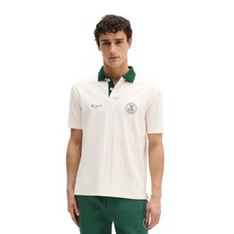 Marc O'Polo Poloshirt MARC O'POLO "aus reiner Bio-Baumwolle", Herren, Gr. L, wei&szlig; cotton, Obermaterial: 100% Baumwolle, gestreift, regular fit, Rundhals, normaler Saum, Shirts