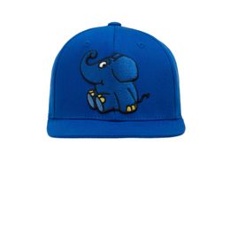 Baseball Cap KOAA "Maus - Elefant sitzt", Jungen, Gr. 1-3, blau, 100% Baumwolle, bestickt, Caps, mit detailreicher Stickerei
