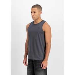 Muscleshirt Alpha Industries "Basic Tank SL", Herren, Gr. 3XL, vintage grau, Obermaterial: 100% Baumwolle, Shirts
