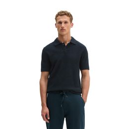 Marc O'Polo MARC O'POLO Herren Poloshirt "aus weichem Bio-Baumwoll-Mix"schwarz navy, Gr. XXL, unifarben, Obermaterial: 94% Baumwolle, 6% Polyester, Shirts