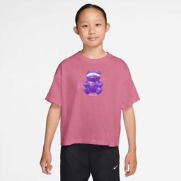 T-Shirt Nike Sportswear "G NSW TEE OC BOXY BEAR", Jungen, Gr. XL, peony, Obermaterial: 100% Baumwolle, Shirts T-Shirt, f&uuml;r Jugendliche, sportlicher Stil, bequeme Passform