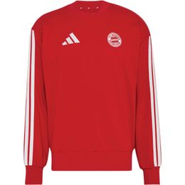Adidas BAYERN M&Uuml;NCHEN DNA Sweatshirt Herren - Gr&ouml;&szlig;e M - rot