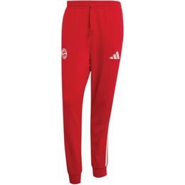 Adidas BAYERN M&Uuml;NCHEN DNA Trainingshose Herren - Gr&ouml;&szlig;e XL - rot