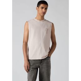 Levi's Muskelshirt LEVI'S "GR MUSCLE TANK", Herren, Gr. L, the originals 5 pumice stone, Jersey, Obermaterial: 100% Baumwolle, gerade h&uuml;ftbedeckend, Rundhals, Shirts, Vorder- und R&uuml;ckenteil mit Druck