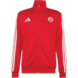 Adidas BAYERN M&Uuml;NCHEN DNA Trainingsjacke Herren - Gr&ouml;&szlig;e XL - rot