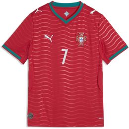 Puma PORTUGAL WM 2026 RONALDO HOME Spielertrikot Kinder - Gr&ouml;&szlig;e 152 - rot