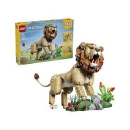 Lego 31386 Creator 3-in-1 Wilde Tiere: Majest&auml;tischer L&ouml;we, Konstruktionsspielzeug
