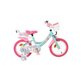 VOLARE Kinderfahrrad Unicorn 14 Zoll, gr&uuml;n