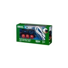 Brio Spiel Schwarze Akku-Lok mit Mini-USB