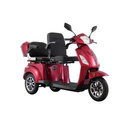 ECONELO E-Seniorenmobil Billy 2.0, Blei-Akku, 3-Rad, 60V, 1000 Watt, normal Sitz, Rot