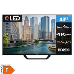 SONSTIGE Smart Tech 43QG06V2 QLED Fernseher 43 Zoll Google TV - HDR Smart TV mit 4K UHD, Bluetooth (2026)