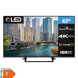 SONSTIGE Smart Tech 43QG06V QLED Fernseher 43 Zoll Google TV - HDR Smart TV mit 4K UHD, Bluetooth (2026)