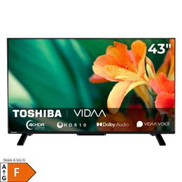 Toshiba 43UV2363DA Fernseher 43 Zoll Smart TV VIDAA 4K UHD, HDR, Triple-Tuner, LED TV (2026)