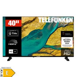 Telefunken XF40TP900S Fernseher 40 Zoll Smart TV powered by TiVo Full HD HDR TV HD+ 6 Monate (2026)