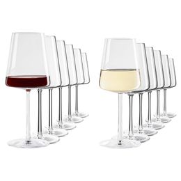 St&ouml;lzle Lausitz St&ouml;lzle Lausitz Rot- und Wei&szlig;weingl&auml;ser Power 520 ml + 400 ml 12er Set
