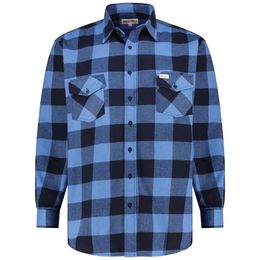 Herren Gro&szlig;e Gr&ouml;&szlig;en | Kamro Kariertes Freizeithemd Farbe hellblau Gr&ouml;&szlig;e: 8XL