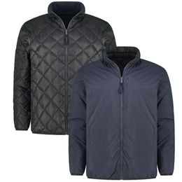 Jack & Jones Herren Gro&szlig;e Gr&ouml;&szlig;en | Jack&Jones Blouson mit Wendefunktion, wasserabweisend Farbe marine Gr&ouml;&szlig;e: 6XL