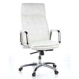 hjh OFFICE Profi Chefsessel VILLA 20 Leder mit Armlehnen