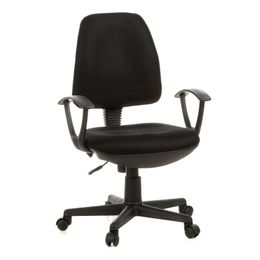 hjh OFFICE Home Office B&uuml;rostuhl CITY 10 Stoff mit Armlehnen