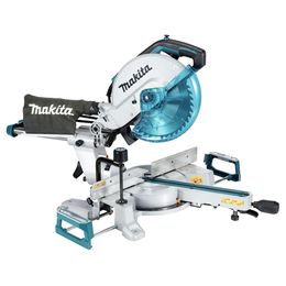 Kapp- und Gehrungss&auml;ge Makita "&raquo;LS1110F&laquo; 1.450 W, 260 mm, 4.500 min⁻&sup1;", wei&szlig; (t&uuml;rkis), B:497mm H:565mm L:745mm, S&auml;gemaschinen, Kapp- und Gehrungss&auml;ge f&uuml;r pr&auml;zise Schnitte bis 310 mm
