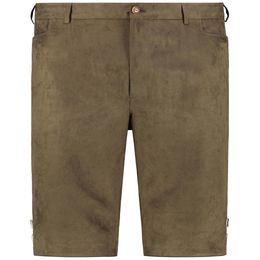 Herren Gro&szlig;e Gr&ouml;&szlig;en | Weis Lederhose in Velours-Optik Farbe braun Gr&ouml;&szlig;e: 68