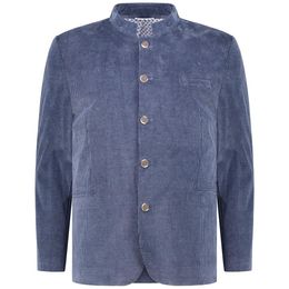 Herren Gro&szlig;e Gr&ouml;&szlig;en | Weis Trachtensakko aus Baumwoll-Cord mit Stretch Farbe blau Gr&ouml;&szlig;e: 62