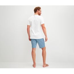 Tchibo - Calida Herren-Shorty-Pyjama-Set - Herren - Gr. L - wei&szlig;