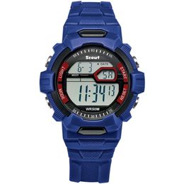 Chronograph Scout "The Digi", blau, Armbanduhren, Kinder, Chronograph, Armbanduhr,Quarzuhr, Kinderuhr,M&auml;dchen,Jungen,Geschenkidee,Jugendliche