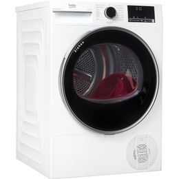 Beko W&auml;rmepumpentrockner "B3T42249S", Energieeffizienz: C (A-G), wei&szlig;, B:59,8cm H:84,6cm T:67,2cm, Trockner, SteamCure-Dampffunktion f&uuml;r schonende Pflege und Frische