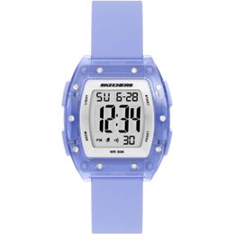 Chronograph Skechers "SAWTELLE", lila, Armbanduhren, Damen, Chronograph, Quarzuhr, Armbanduhr, Damenuhr, Herrenuhr, Silikonarmband, digital