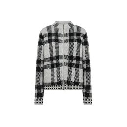Cardigan soyaconcept "Soya Concept Cardigan SC-VIBSA 2", Damen, Gr. M, schwarz-wei&szlig; (9999c schwarz combi), Obermaterial: 50% Polyester, 50% Nylon, Strickjacken